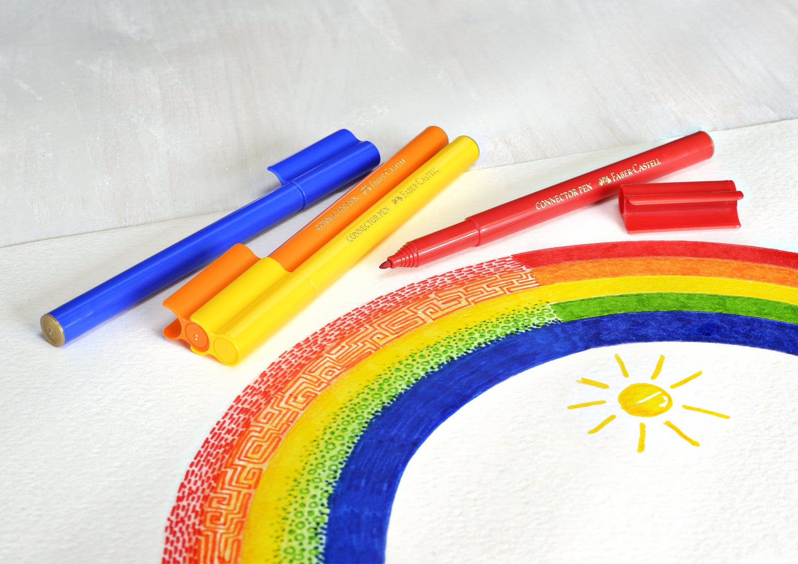 Fibre-Tip Connector Pen, 20 Colours