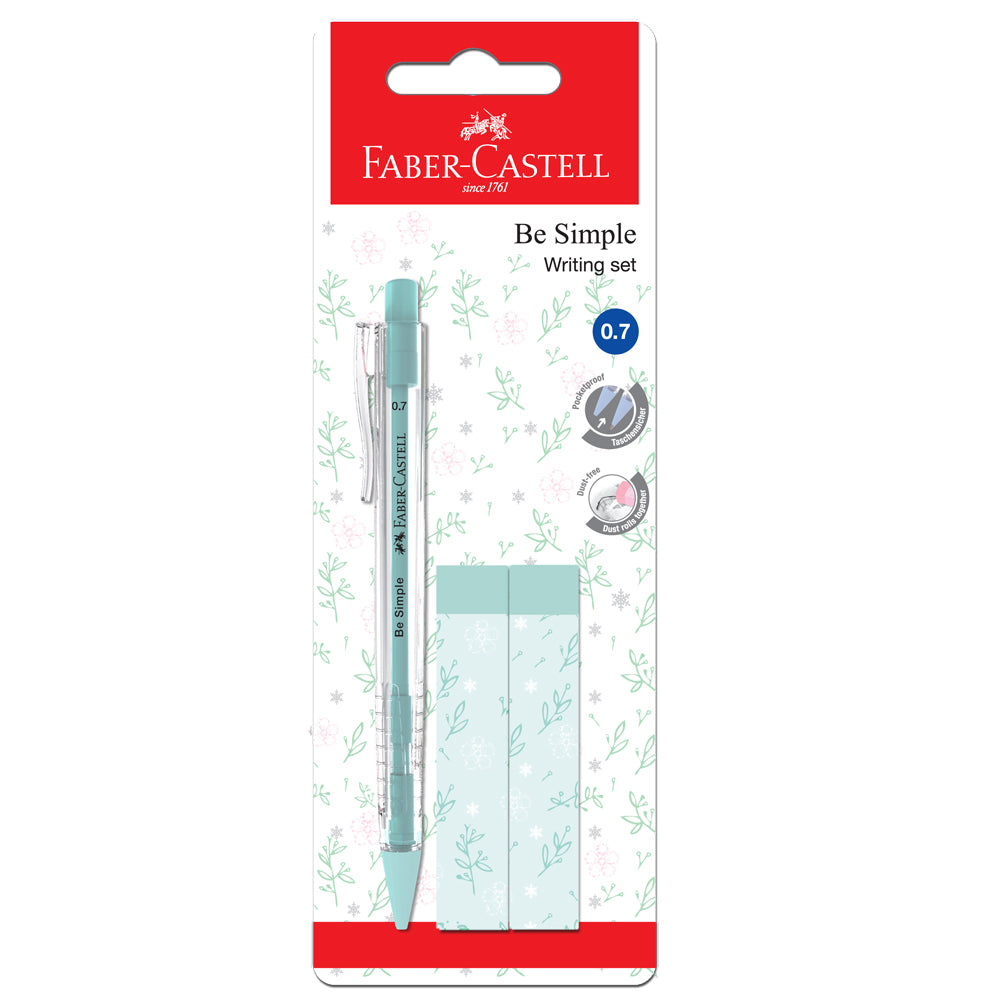 Mp Be Simple + 2 Erasers Set 0.7mm – Faber-Castell Malaysia