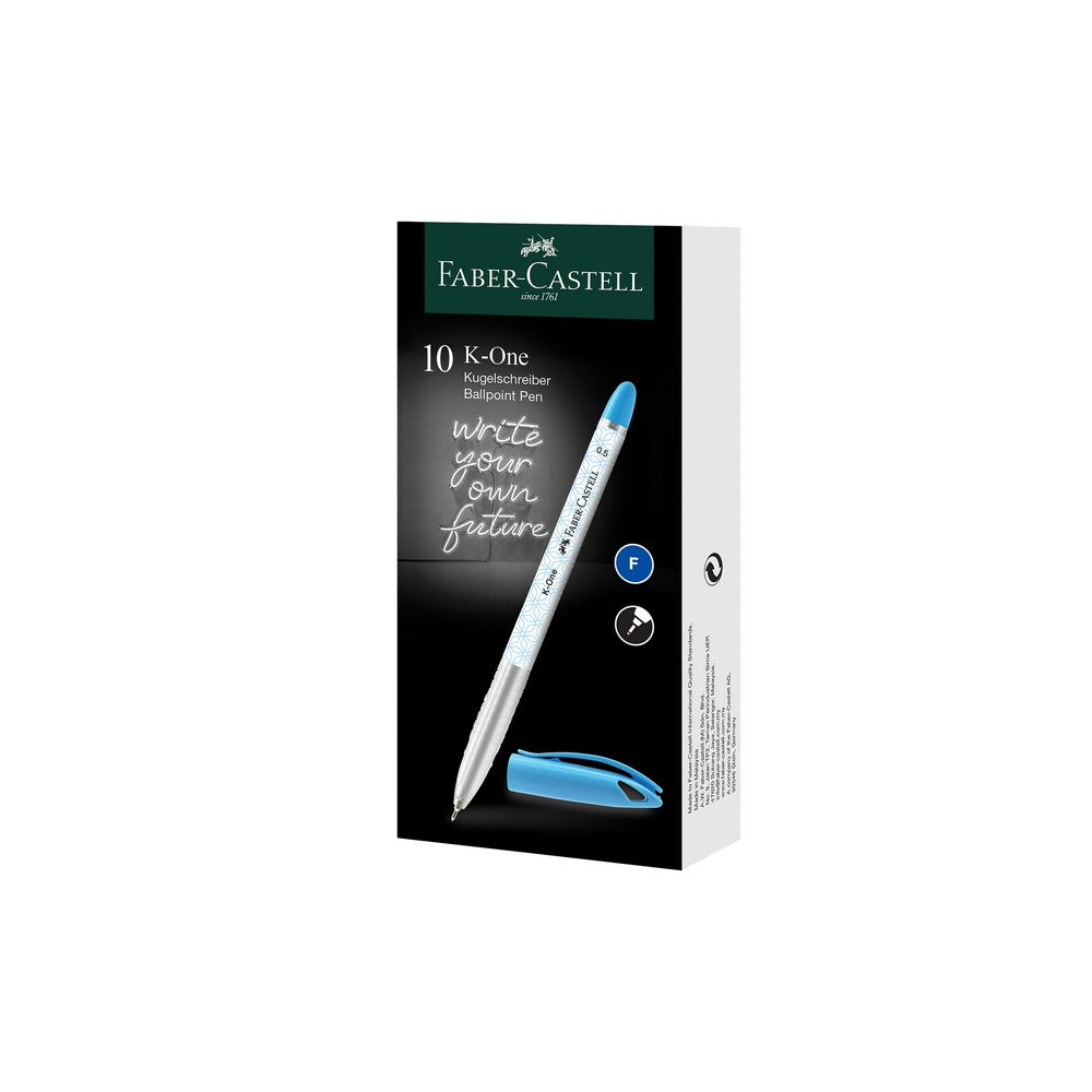 Ball Pen K One Box of 10, Blue 0.5 – Faber-Castell Malaysia