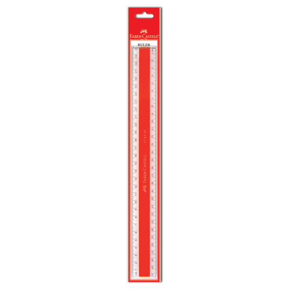 Ruler plastic 30cm 178330, Box of 20 – Faber-Castell Malaysia