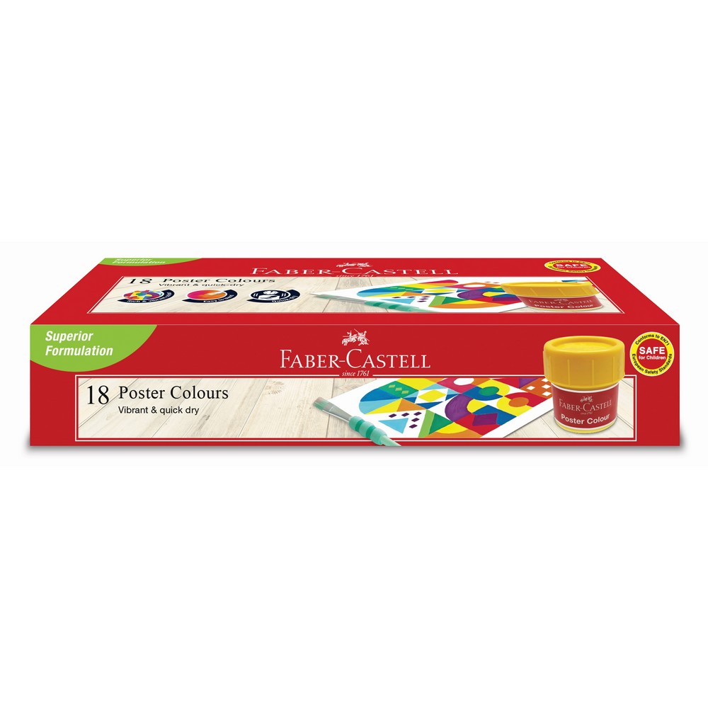Poster Colours 18 Colours – Faber-Castell Malaysia
